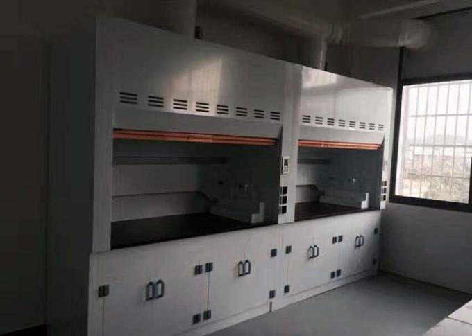 Laboratory PP Fume Hood with PVC Board Window 8 - 10mm Cabinet Door