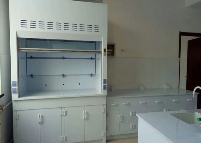 Laboratory PP Fume Hood with PVC Board Window 8 - 10mm Cabinet Door