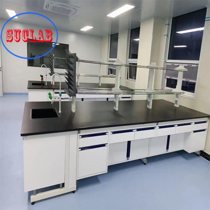 Fire Resistant Chemistry Lab Workbench Laboratory Casework High durability