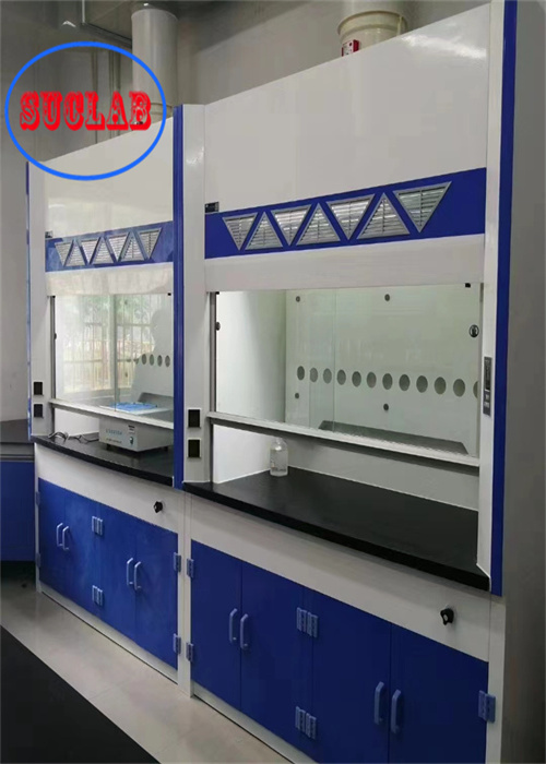 Full Vertical Sash Opening Laboratory Fume Cupboard With Scrubber Tank