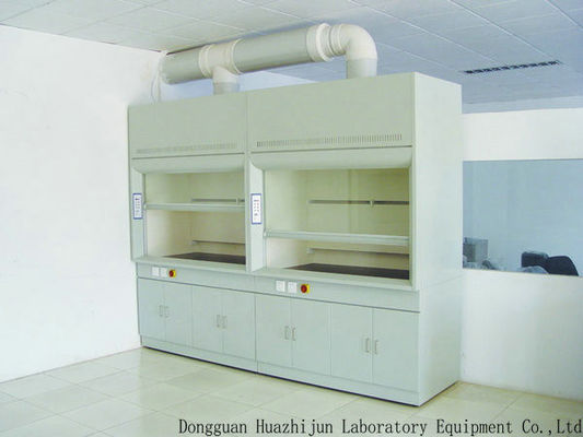 Chemical Steel Fume Hood , Anti Corrosion PP Blower Laboratory ...