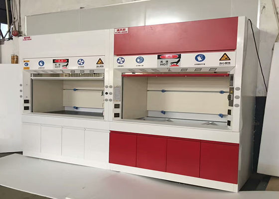 University Laboratory Steel Fume Hood HPL Physicochemical Board Inner Liner