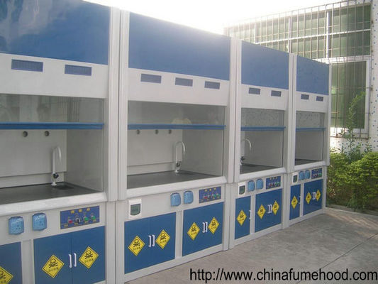 High Level FRP Lab Fume Hood Designed For Laboratory Ventilation System ...