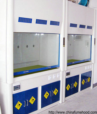 High Level FRP Lab Fume Hood Designed For Laboratory Ventilation System ...
