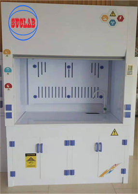 220V Chemical Fume Hood Lab Acid Fume Hood Wall Mounted with Horizontal ...