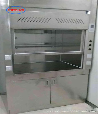 Stainless Steel Laboratory Fume Cupboard with Horizontal Airflow - 1 Year