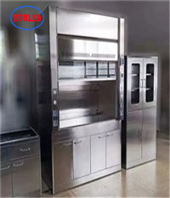 Stainless Steel Laboratory Fume Cupboard with Horizontal Airflow - 1 Year