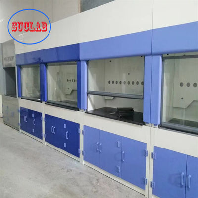 Chemical Resistant Class 100 Laboratory Fume Cupboard Wall Mounted ...