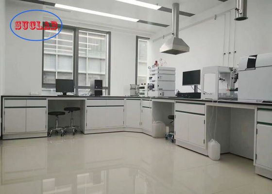 Floor Mounted Structure Steel Made Laboratory Workstation For Instrument Rooms Usage