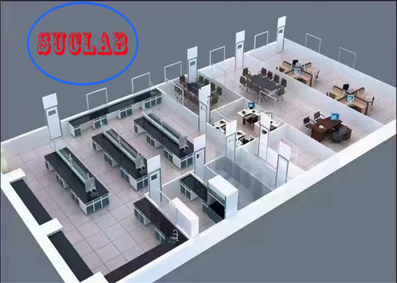 Ergonomic Chemistry Lab Workbench Lab Work Table Phenolic with Steel ...