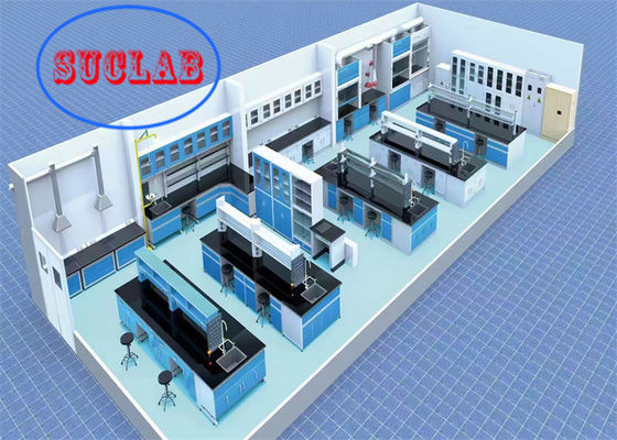 Ergonomic Chemistry Lab Workbench Lab Work Table Phenolic with Steel ...