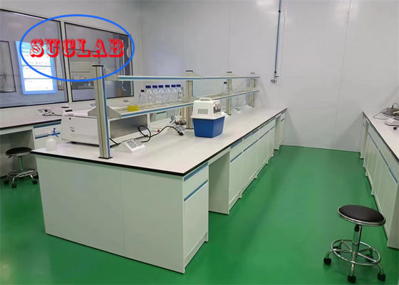 Customs Size & Color As Lab Position Full Steel Medical Lab Benches With Drawers Price for ...