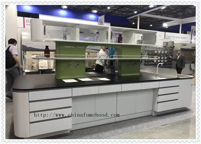 Free Standing Metal Laboratory Cabinets / Science Lab Workstations