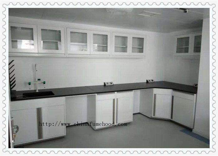 Eoxy Resin Top Laboratory Desk Furniture With Reagent Rack Resistance
