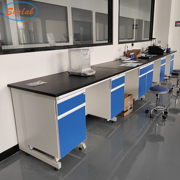 Hospital Waterproof Chemistry Lab Workbench Anti Corrosion Durable