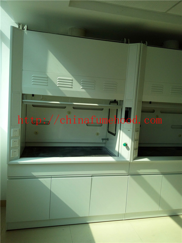 Alkali And High Temperature Resist All Steel Fume Hood With Third Level ...