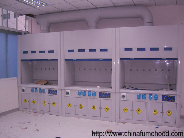 Anti Corrosion FRP Fume Hood , Horizontal Laminar Flow Laboratory ...