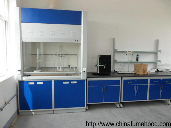 FRP Acid Lab Fume Hood Ventilation System 6mm Tempered Glass Window