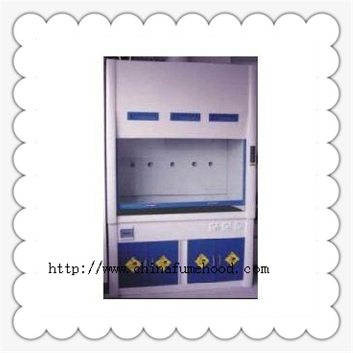 Waterproof FRP Fume Hood Base Cabinets , Stable Fume Chamber In ...