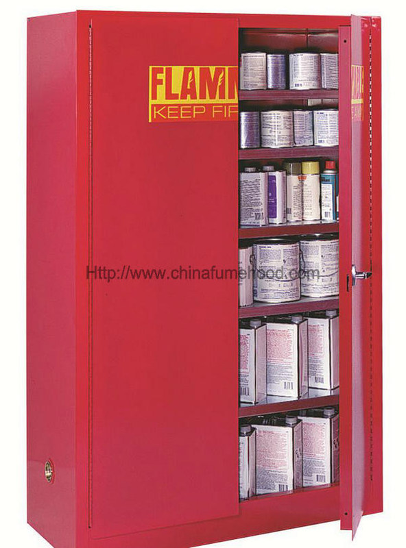 Blue Yellow Flammable Safety Cabinet Locker Chemical Resistant