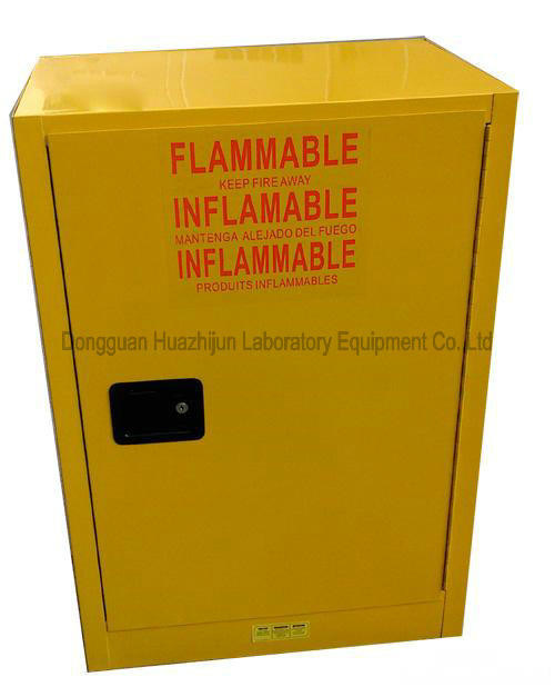 Single Door Flammable Safety Cabinet Rustproof For Chemical Lab