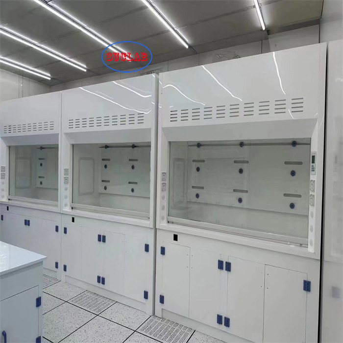 Microcomputer Control System Chemical Fume Hood Pp Ventilation Cabinet ...