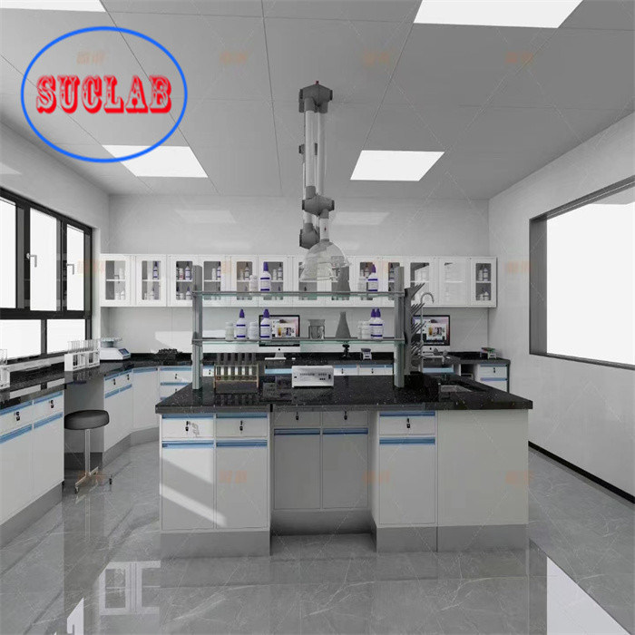 Ceramic Sink Lab Furniture with Storage for Hospital Laboratories PP Sink