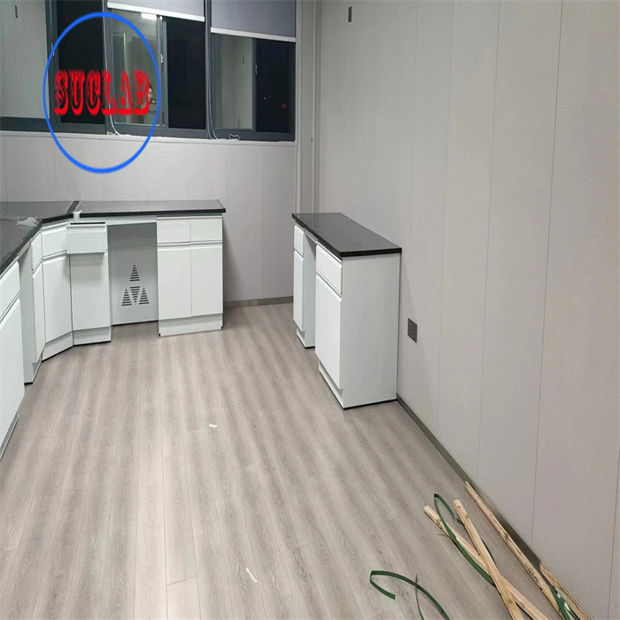 Adjustable Height Chemistry Lab Bench L Shaped Laboratory WorkbenchFFor ...