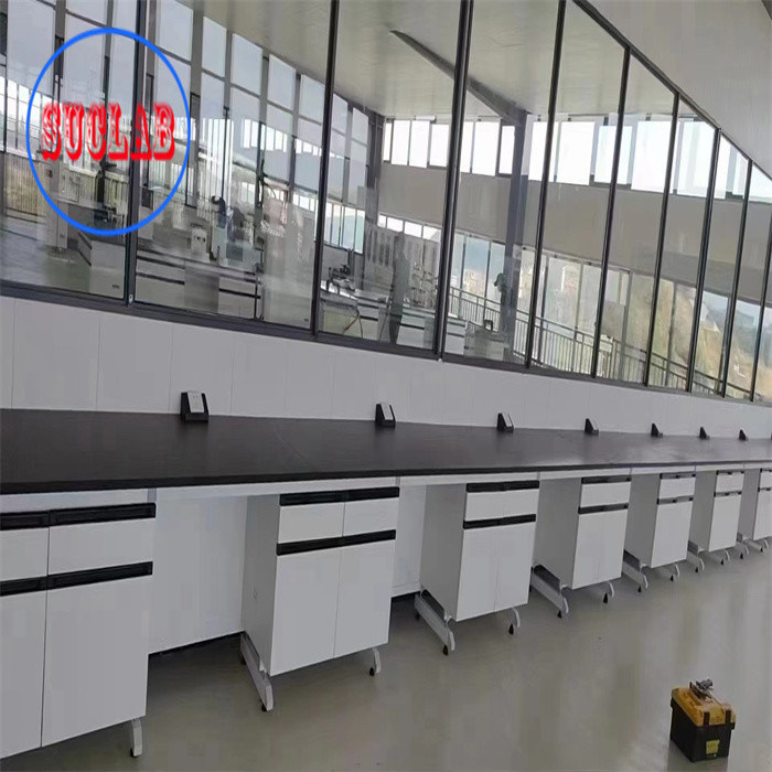 Stainless Steel Chemistry Lab Workbench C Frame Laboratory Equipment