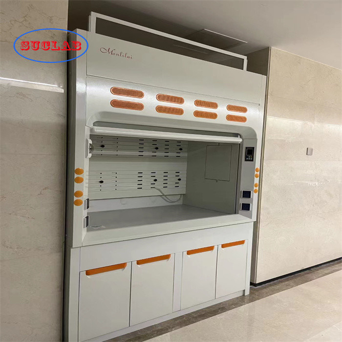 Anti Corrosion Laboratory Fume Cupboard With Wet Scrurruber Manual ...