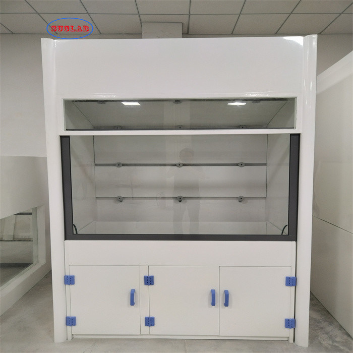 Chemical Resistant Class 100 Laboratory Fume Cupboard Wall Mounted ...