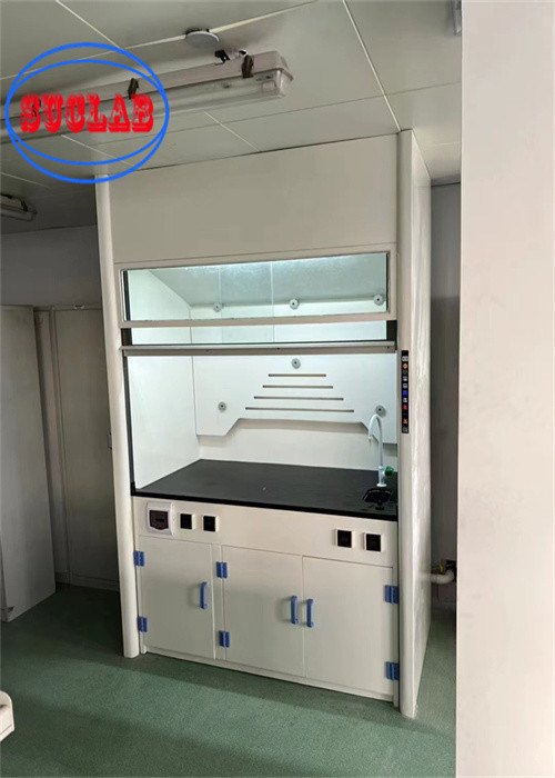 Epoxy Resin Worktop Lab Fume Hoods 0.3KW For Chemical Fume Extraction ...