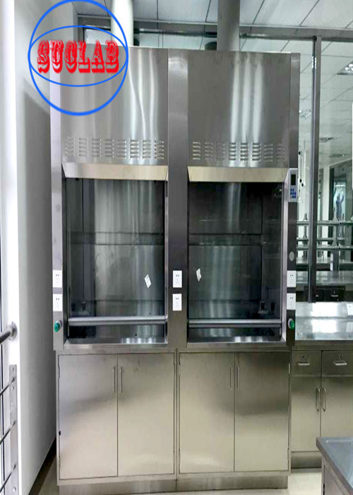 Customizable Ducted Fume Hood Lab Ventilation Hood with Horizontal ...