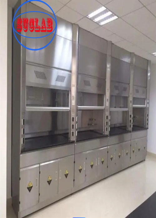 Horizontal/Vertical Air Flow Laboratory Ducted Fume Hood Lab ...