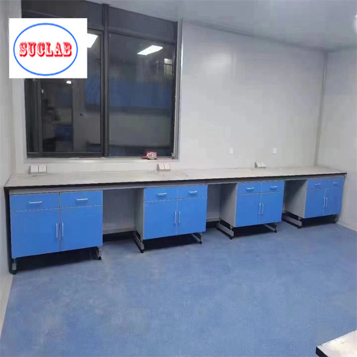 Chemistry Lab Workbench Safety Steel Wood Laboratory Workbench With ...