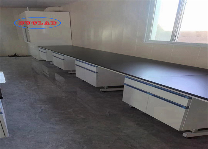 Chemical Resistant Chemistry Lab Workbench Laboratory Casework USA With ...