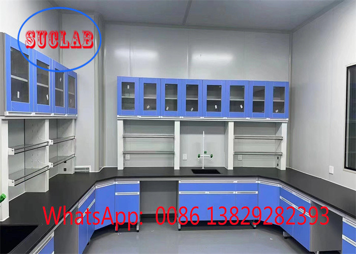Top Notch Steel Wood Laboratory Work Benches with Chemical Resistant ...