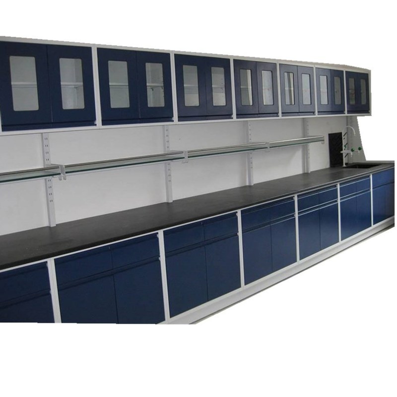 All Steel Chemistry Lab Bench with DTC 16-INCH THREE SECTION SILENT ...