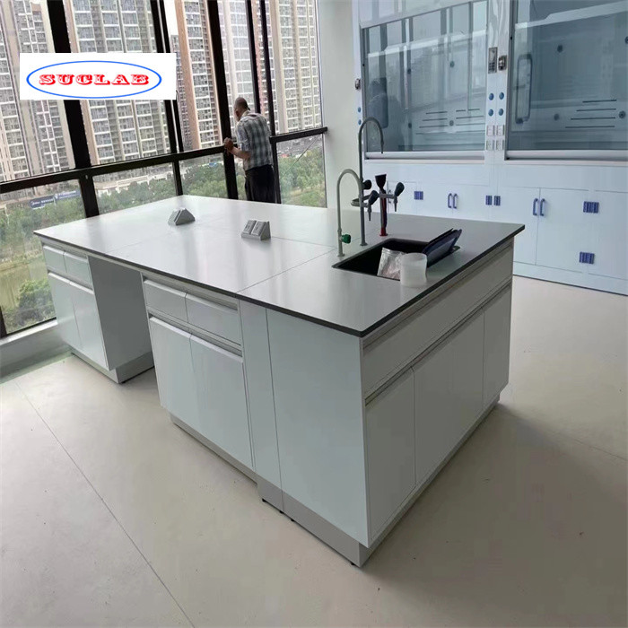 Standard Chemistry Lab Bench with As Drawing and Number of Doors as ...