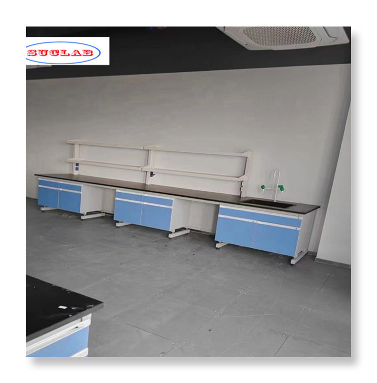 Standard Blue Chemistry Laboratory Furniture Lab Bench for Efficient ...