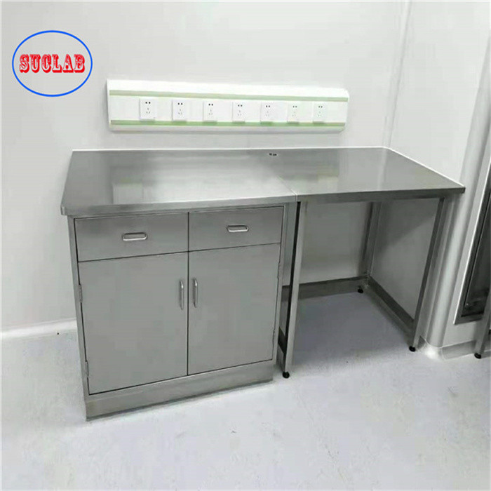 As Drawing Number of Shelves Stainless Steel Lab Bench with Integral ...