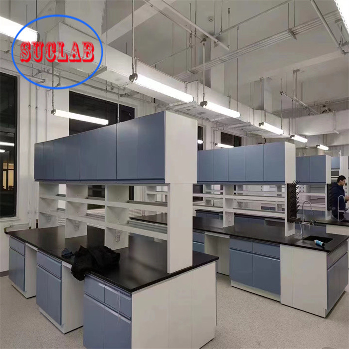 Wooden Steel Laboratory Bench Customizable Dimensions L*1500/750 W *800 ...