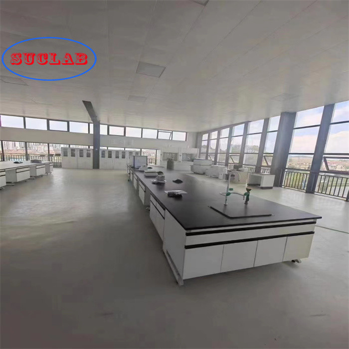 Lightweight Laboratory Working Bench With 2 Drawers Chemical Resistant