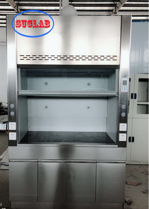 Horizontal/Vertical Air Flow Laboratory Ducted Fume Hood Lab ...