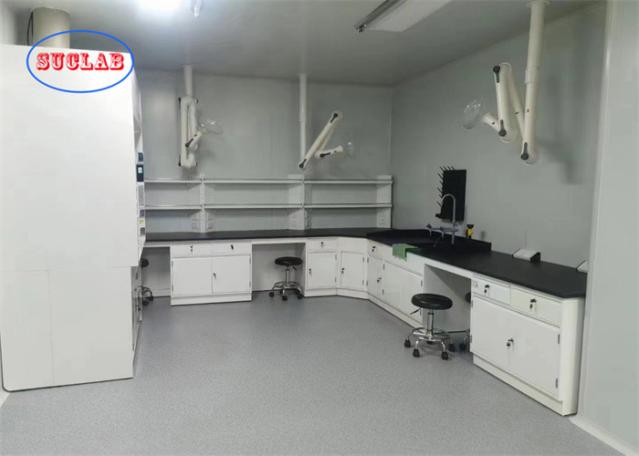 Rectangular Chemistry Lab Bench Laboratory Furniture Vietnam With DTC ...