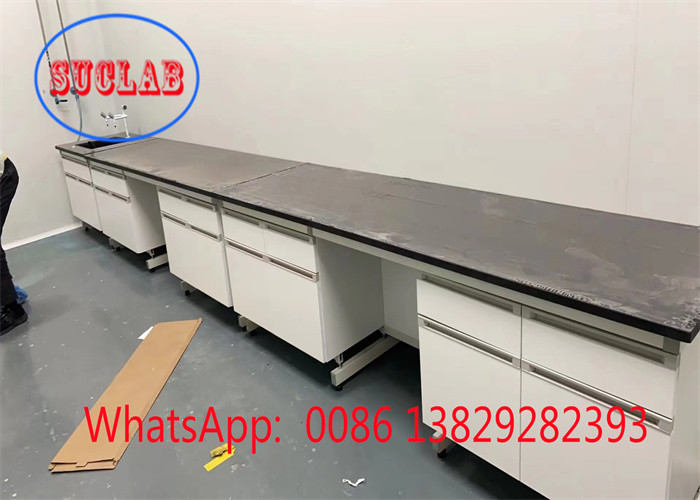 Fire Safe Chemistry Lab Workstation with Chemical proof Countertop and ...