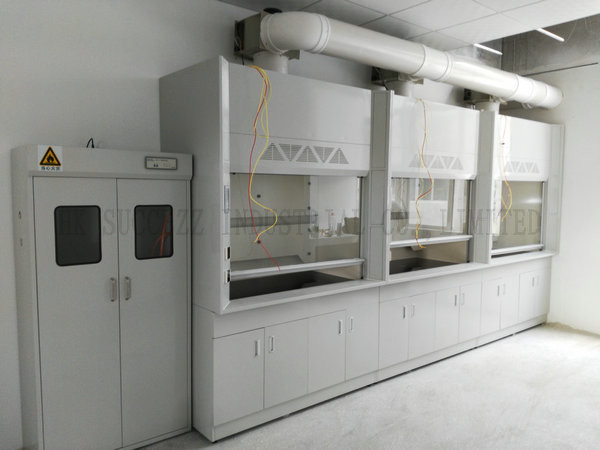 Cold Rolled Steel Fume Hood For Scientists / Laboratory Vent Hood
